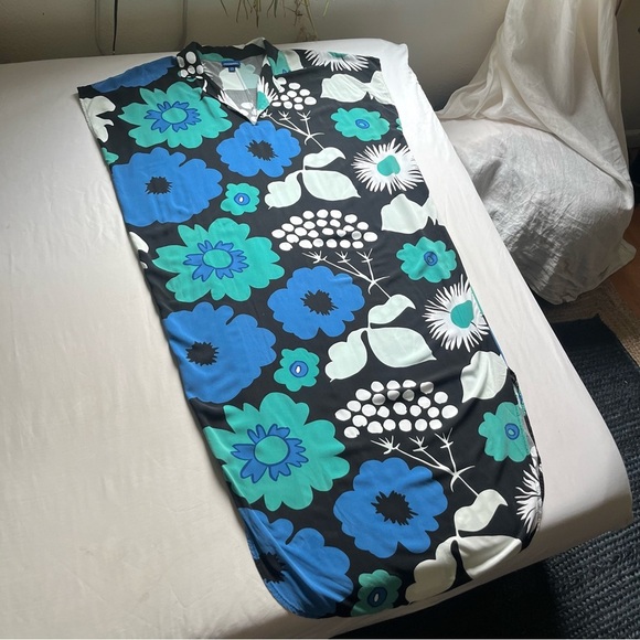 Marimekko | Dresses | Marimekko X Target Black Green Blue Floral ...